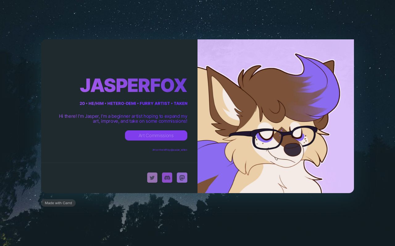 JasperFox Art | About me